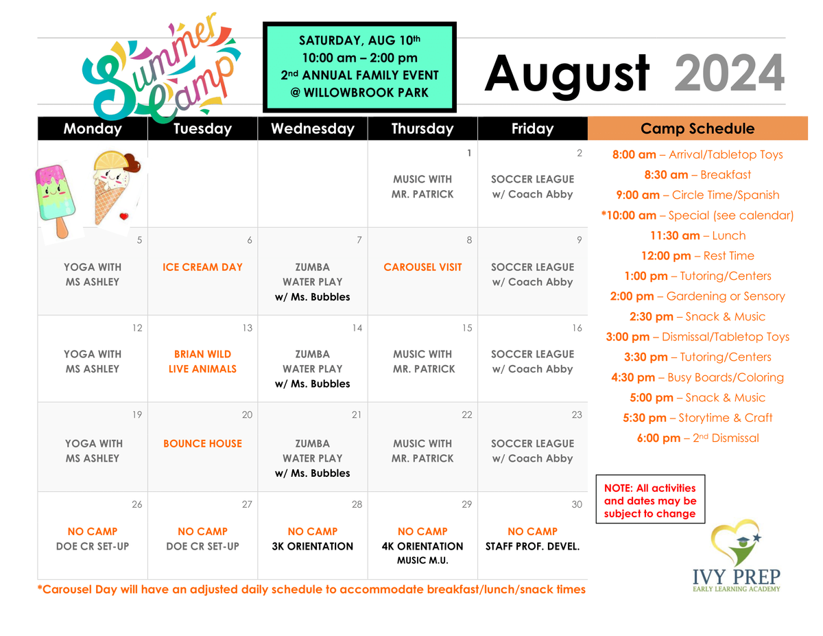 Children’s Summer Camp in Staten Island - Enroll Today - Early Learning Center in New York